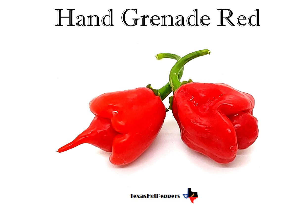 Hand Grenade Red – Texas Hot Peppers