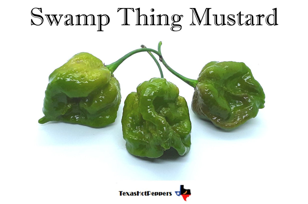 Swamp Thing Mustard – Texas Hot Peppers